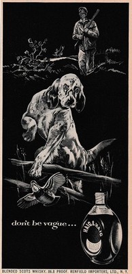 1953 Haig & Haig: Don't Be Vague, Hunter Vintage Print Ad | eBay