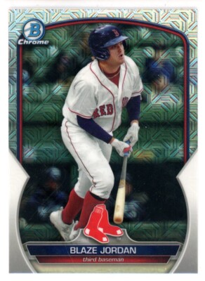 Blaze Jordan 2023 Bowman Chrome Prospects Mojo Refractor #BCP-167 ...