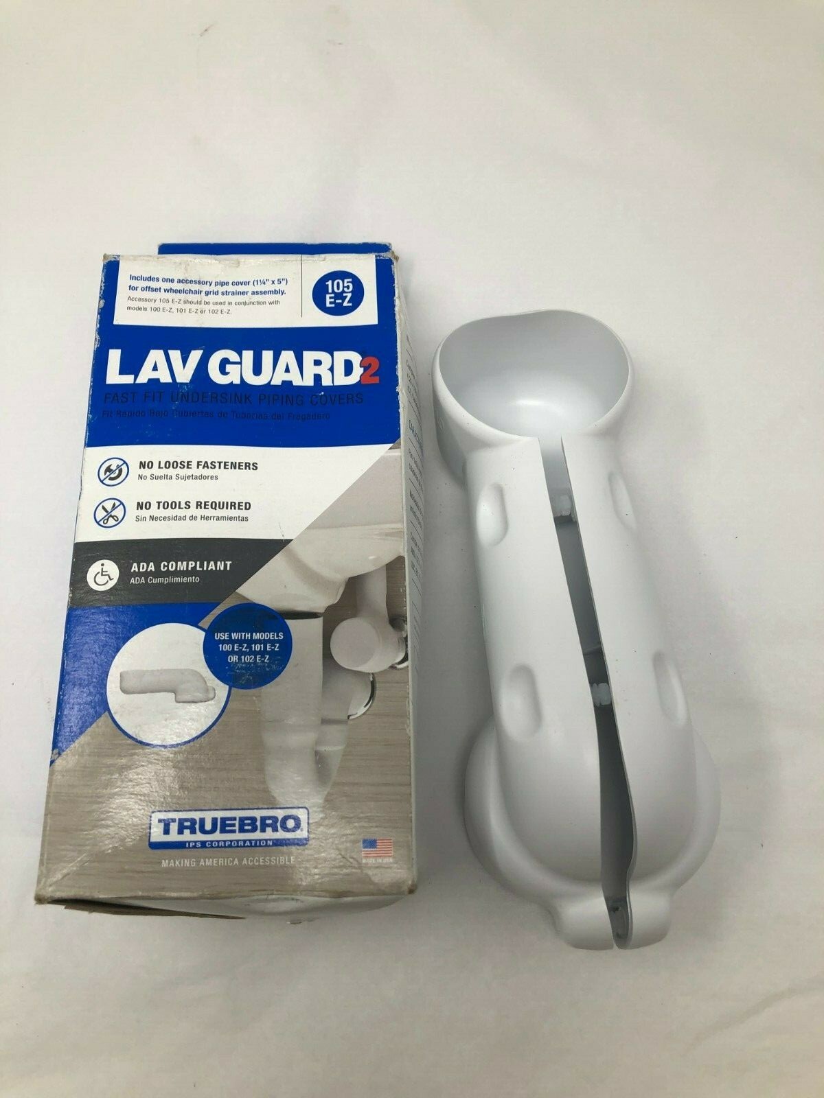 Truebro 105EZ Lav Guard2 Offset Tailpiece Cover | eBay