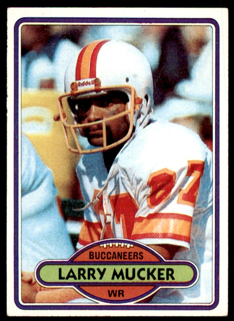 1980 TOPPS.FOOTBALL LARRY MUCKER ROOKIE TAMPA BAY BUCCANEERS #408 | eBay