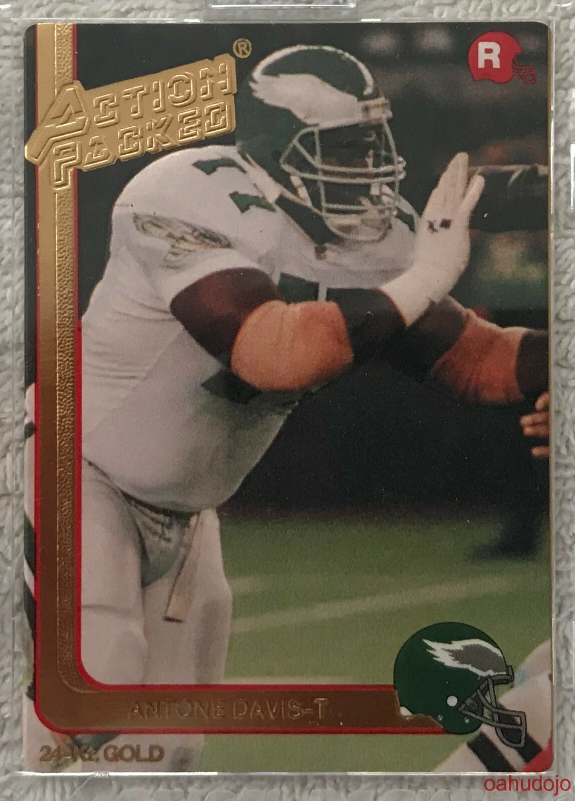 1991 Action Packed ANTONE DAVIS Rookie 24 Kt Gold Card #7G | eBay