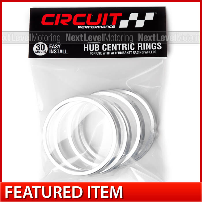 Circuit 106-78.1 Aluminum Hub Centric Rings Fits Chevy 15x0 Escalade ...