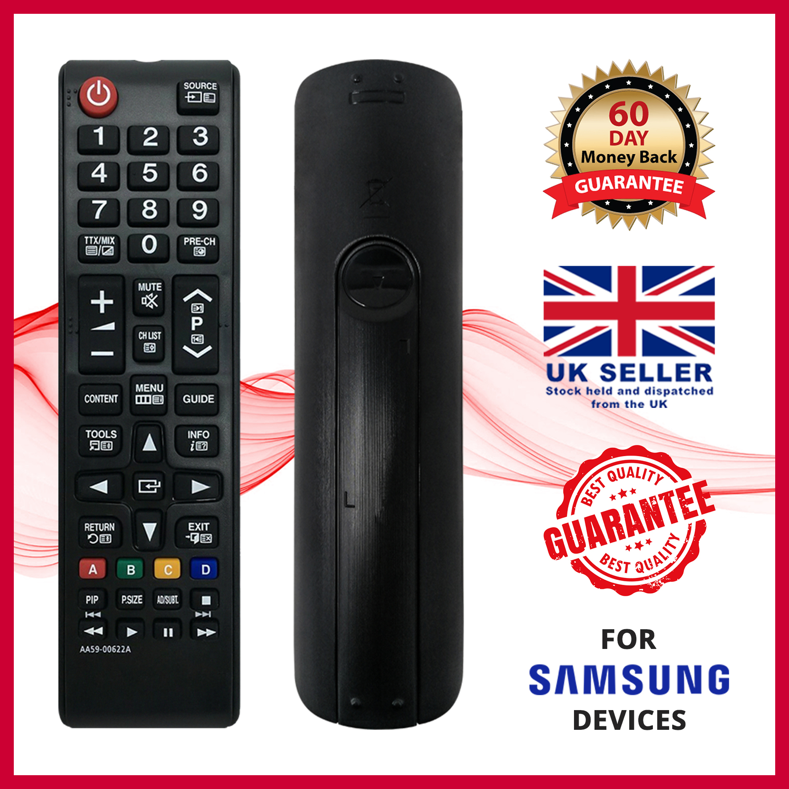 Remote Control For Samsung AA59-00622A For TV T19B300EW T22B300BW ...