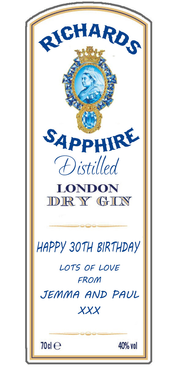 Bombay Sapphire Label Bombay Sapphire Sunset: Special Edition Design