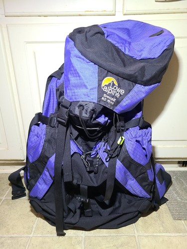Small Lowe Alpine Sirocco II ND 70+15 Blue System Hiking Backpack | eBay