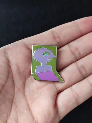 Adventure Time Prismo Reflective Prism Enamel Lapel Hat Pin Metal Badge ...