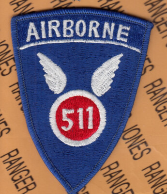 US Army 511th Airborne Infantry Regiment ~4" shoulder patch m/e | eBay