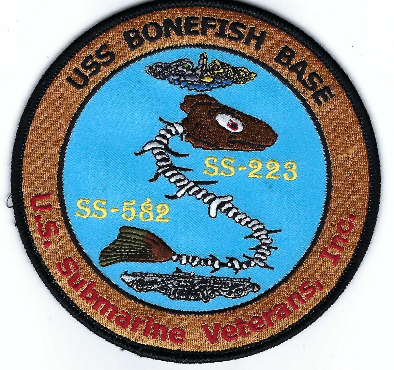 United States Submarine Veterans, Inc (USSVI) USS Bonefish Base, c7739e ...