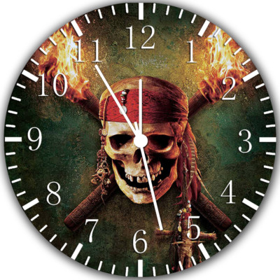 Pirates of the Caribbean Frameless Borderless Wall Clock Gifts or Decor ...