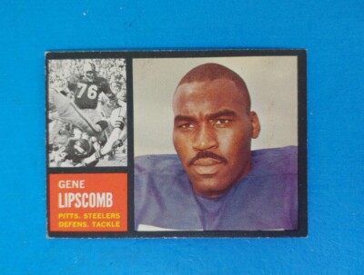 1962 TOPPS FOOTBALL #134 GENE LIPSCOMB STEELERS EX | eBay