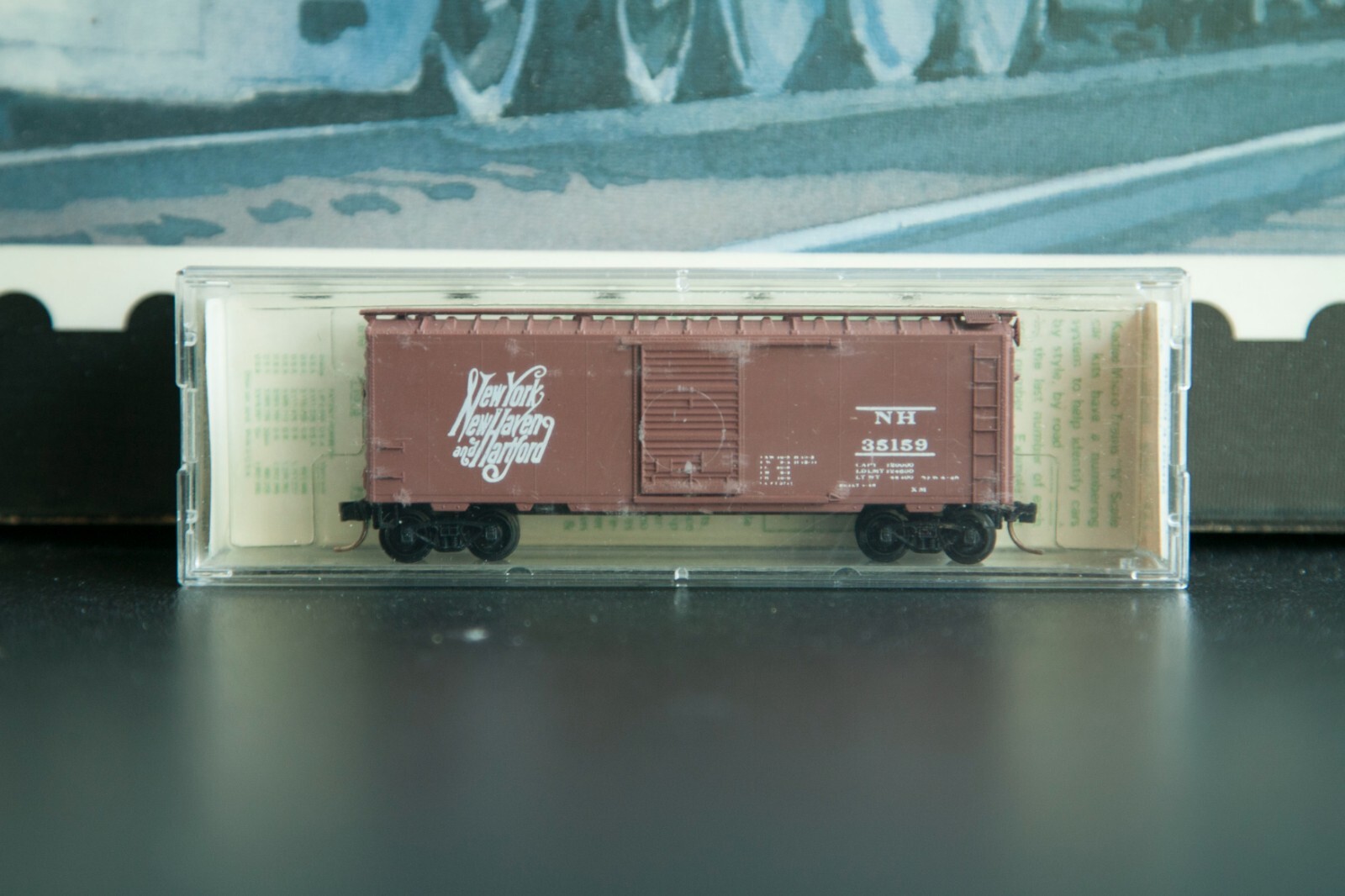 Kadee Micro Trains N Scale New Haven 40' Standard Boxcar with Single ...