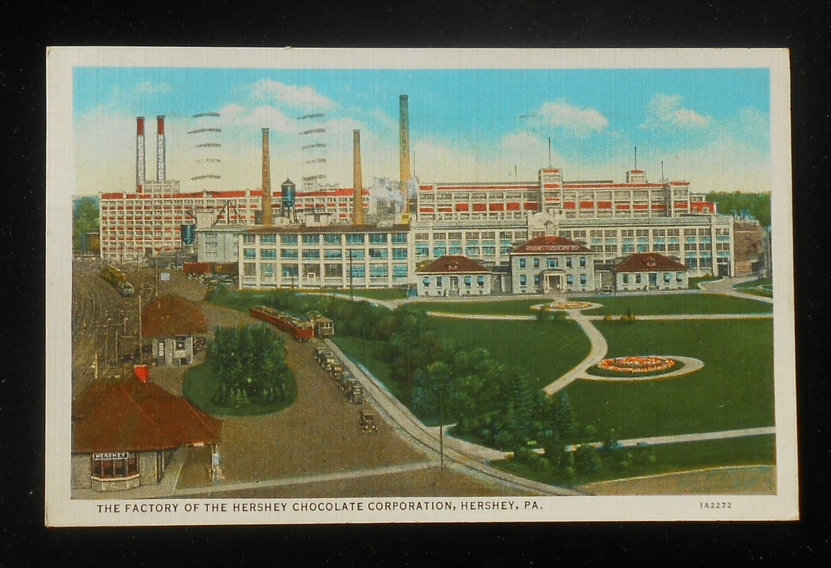 Milton Hershey Factory More On Hershey, Pa. Part 1: Milton Hershey
