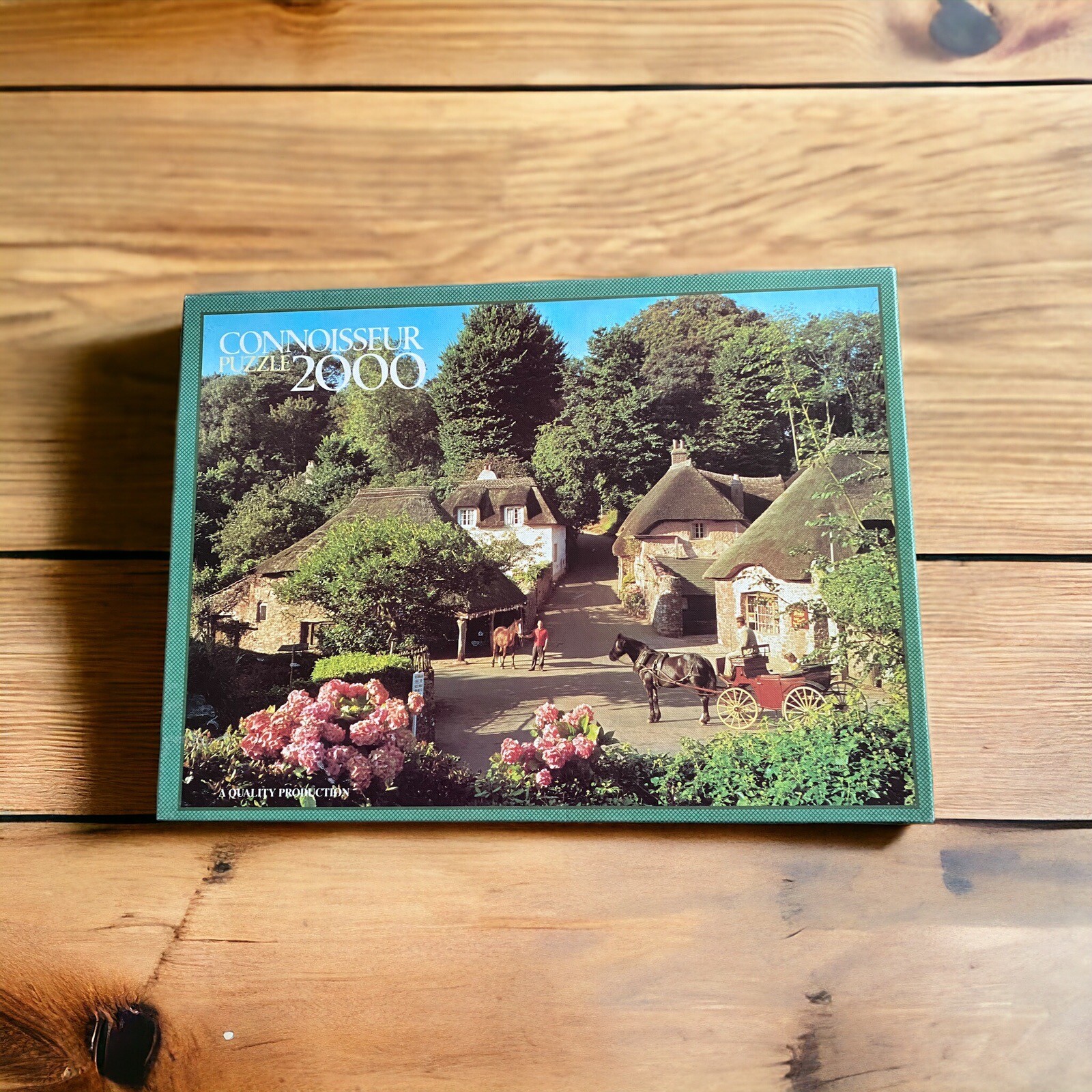 NEW COCKINGTON FORGE DEVON 2000 PIECE JIGSAW PUZZLE COTTAGE ARROW ...
