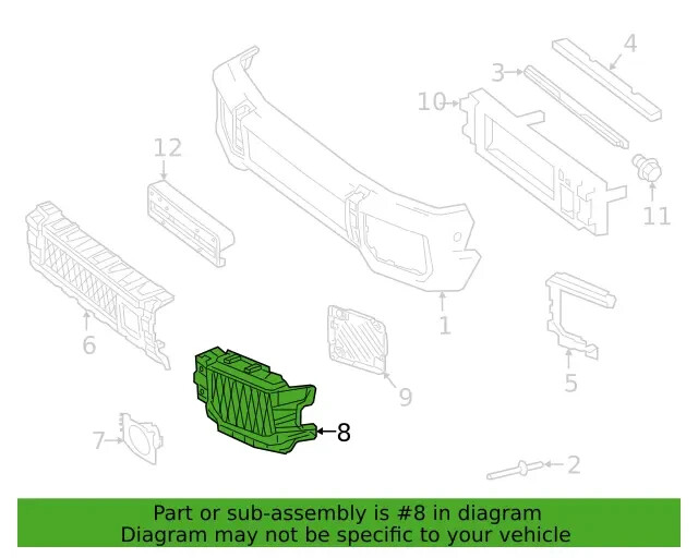 OEM 4638850900 Mercedes Benz Genuine G550 2016-2018 Left Outer Grille ...