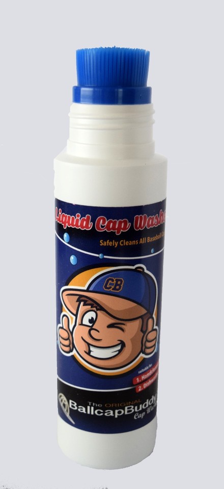 BallcapBuddy Liquid Soap with Soft Scrub Brush - Gently cleans Hats ...