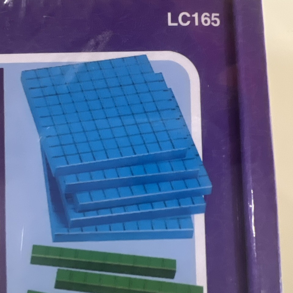 Lakeshore colored plastic Place Value Activity Kit 121 Piece Math ...