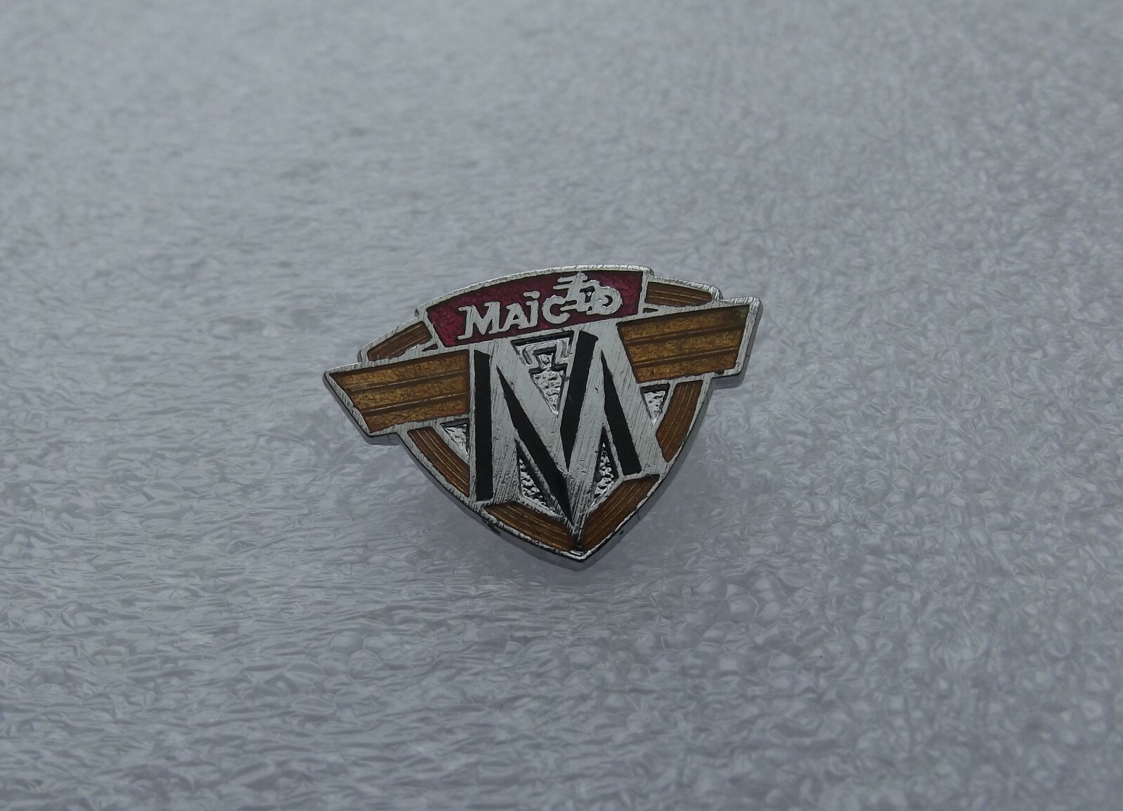 MAICO S1 490 440 400 MOTO-X MOTOCROSS EMBLEM PIN BADGE 70s-80s NOS ...