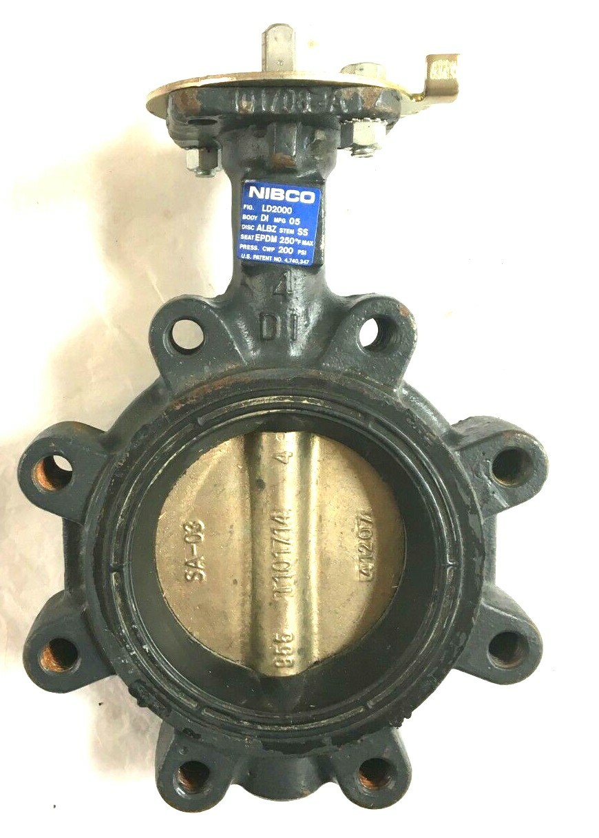 Nibco Ductile Iron Butterfly Gate Valve LD2000 101708 SA-03 T101714 ...