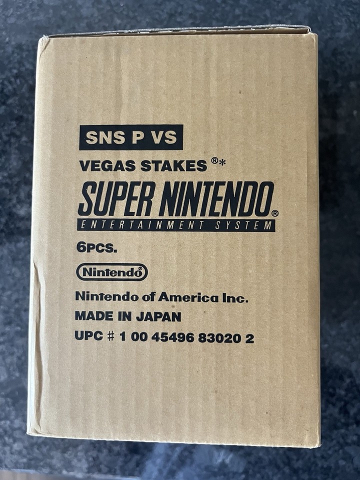 Vegas Stakes (Super Nintendo, 1993) SNES Brand New Factory Sealed Case ...