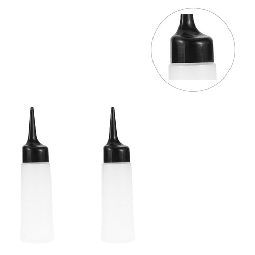 2 Pcs Tip Hair Dye Bottles Refillable Shampoo Containers Pp Material | eBay