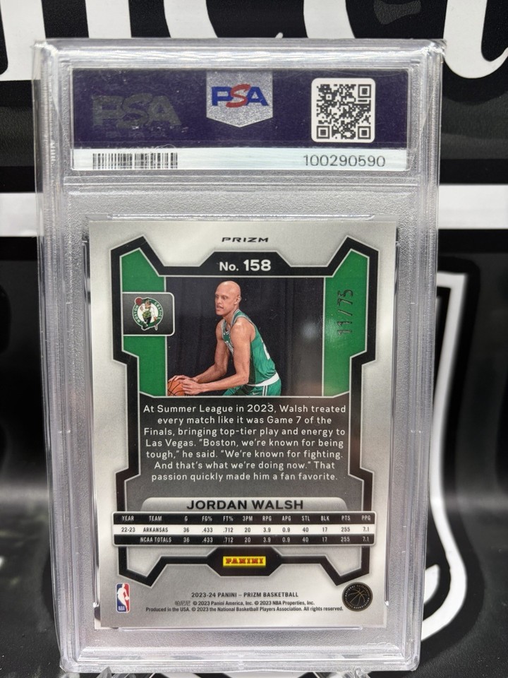 Jordan Walsh 2023 Panini Prizm Red Power ROOKIE /75 PSA10 GEM MINT | eBay