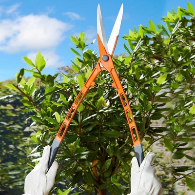 Orange Lightweight Hedge Shears Long Reach Garden Trimming Tool | eBay UK
