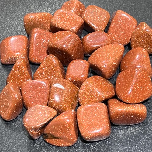 Red Goldstone Tumbled Stones (By The Piece Or Pound) Wholesale Gemstone ...