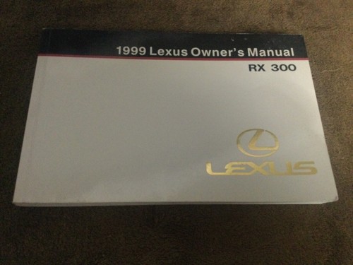 1999 Lexus RX300 RX 300 Owners Manual Handbook OEM | eBay