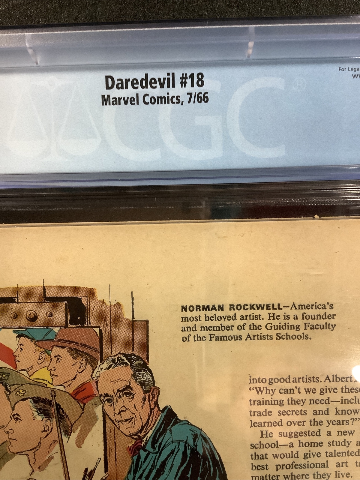 CGC 6.5 DAREDEVIL #18 1966 COMIC BOOK 1ST APPEARANCE GLADIATOR MELVIN ...