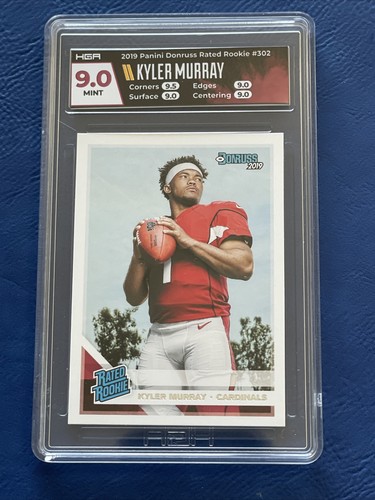 2019 Kyler Murray Donruss Rated Rookie Card RC HGA 9 Mint #302 | eBay