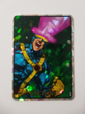 Cyclops - 1992 Marvel Masterpieces Vending Machine Prism Sticker ...