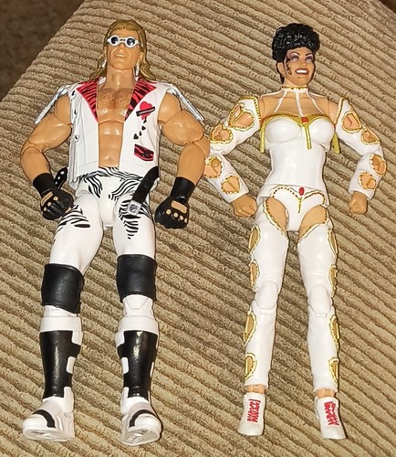 Sherri Martel HBK Shawn Michaels WWE Mattel Elite Legends Wrestling ...