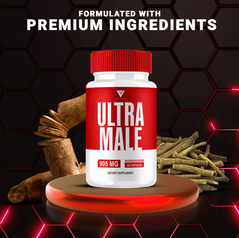 (3 Pack) Ultra Male Capsules UltraMale Max Performance Supplement (180 ...