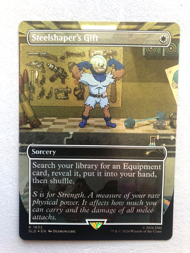 Mtg Carte Magic Fallout Secret Lair Steelshaper's Gift FOIL English NM | eBay