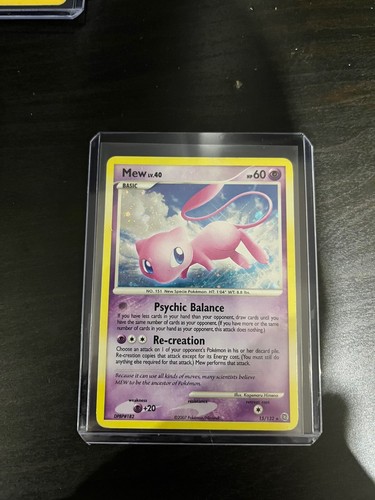Mew Lv. 40 - 15/132 - 2007 Holo Rare Secret Wonders Pokemon Card HP | eBay