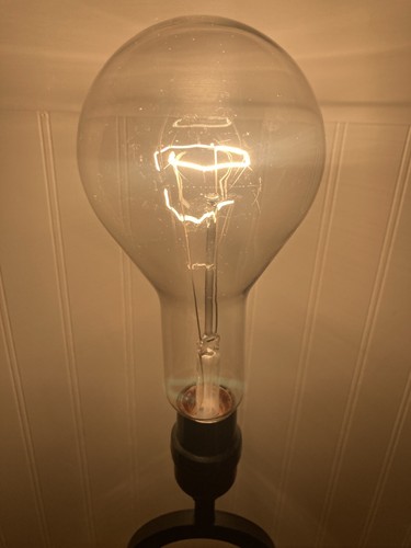 Antique Large Edison Light Bulb Working | eBay