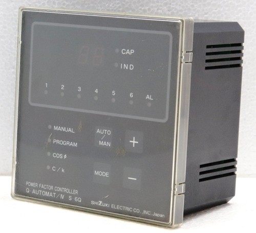 SHIZUKI Q-AUTOMAT/IV S-6Q POWER FACTOR CONTROLLER | eBay