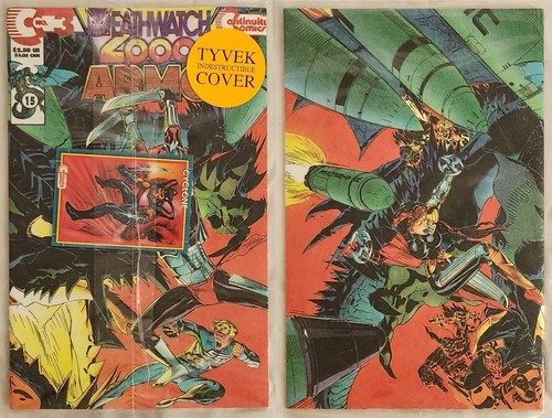 DEATHWATCH 2000 NO. 3 COMIC BOOK w/ CYCLONE TRADING CARD - FACTORY ...