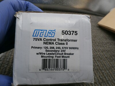 New Mars 50375 75VA Control Transformer NEMA Class II | eBay