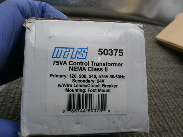 Mars Foot Mount 75va Control Transformer 50321 24v for sale online | eBay