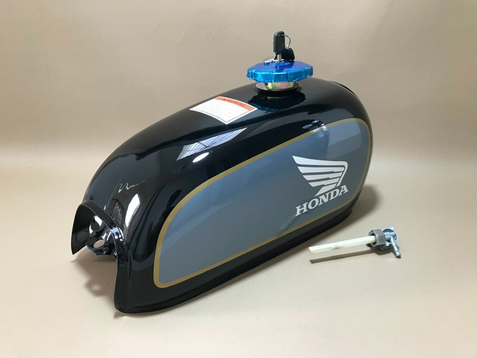 Fuel Gas Tank For Genuine Honda Benly CD90 in Black New Complete 50S ...