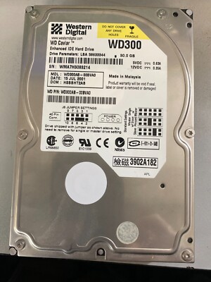 Western Digital 30GB IDE Hard Drive WD300AB-00BVA0 | eBay
