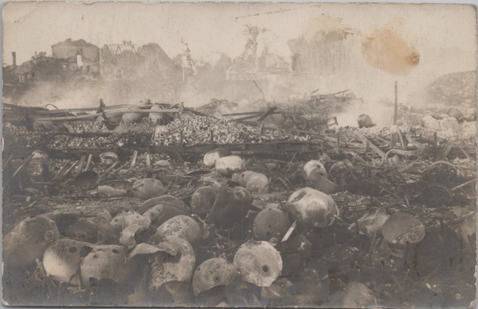 WW1 WWI War Disaster Explosion RPPC Postcard | eBay