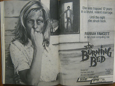 1984 TV Guide (FARRAH FAWCETT/THE BURNING BED/TERRY FARRELL/BETTY ...