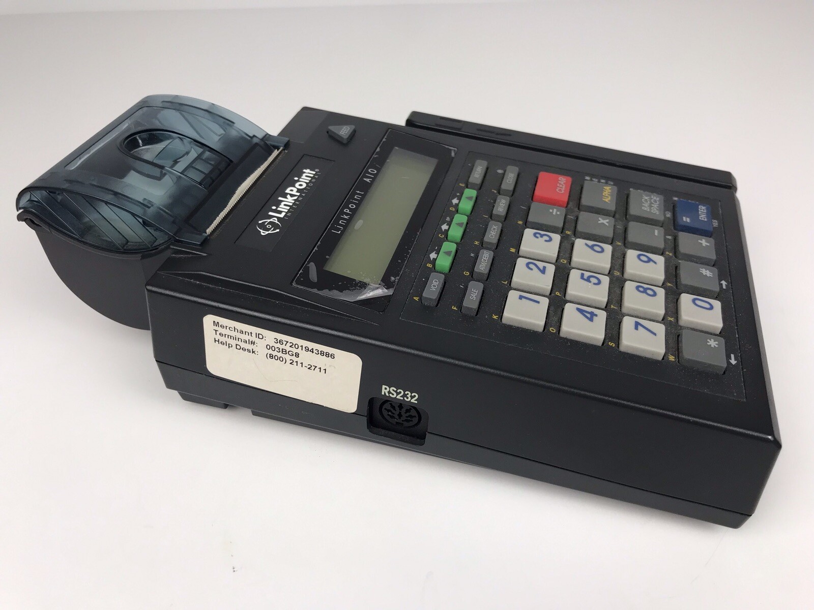 LinkPoint International AIO LPAIO Credit Card Machine and Power Adapter ...