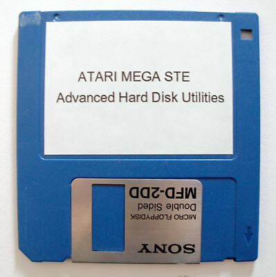 ATARI MEGA STE Hard Disk Utilities floppy disk HDX AHDI HINSTALL Atari ST STF TT | eBay
