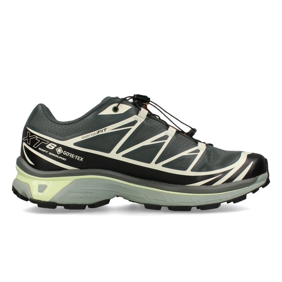 Salomon XT-6 GORE-TEX Urban Chic Black Lime Cream L47581300 Men's US 5 ...