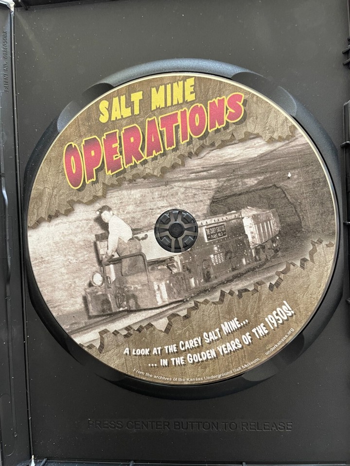 Salt Mine Operations DVD Hutchinson Kansas Underground Carey Salt Mine ...