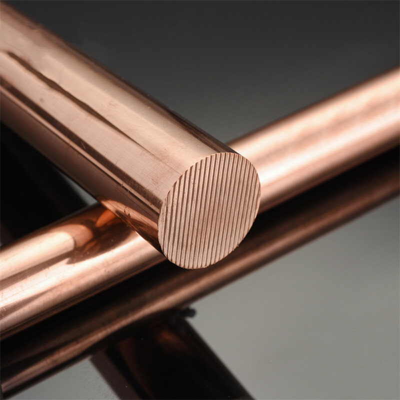 Copper Round Rod Metal Alloy Solid Bar Bandsaw cut Length 100-300mm Dia ...