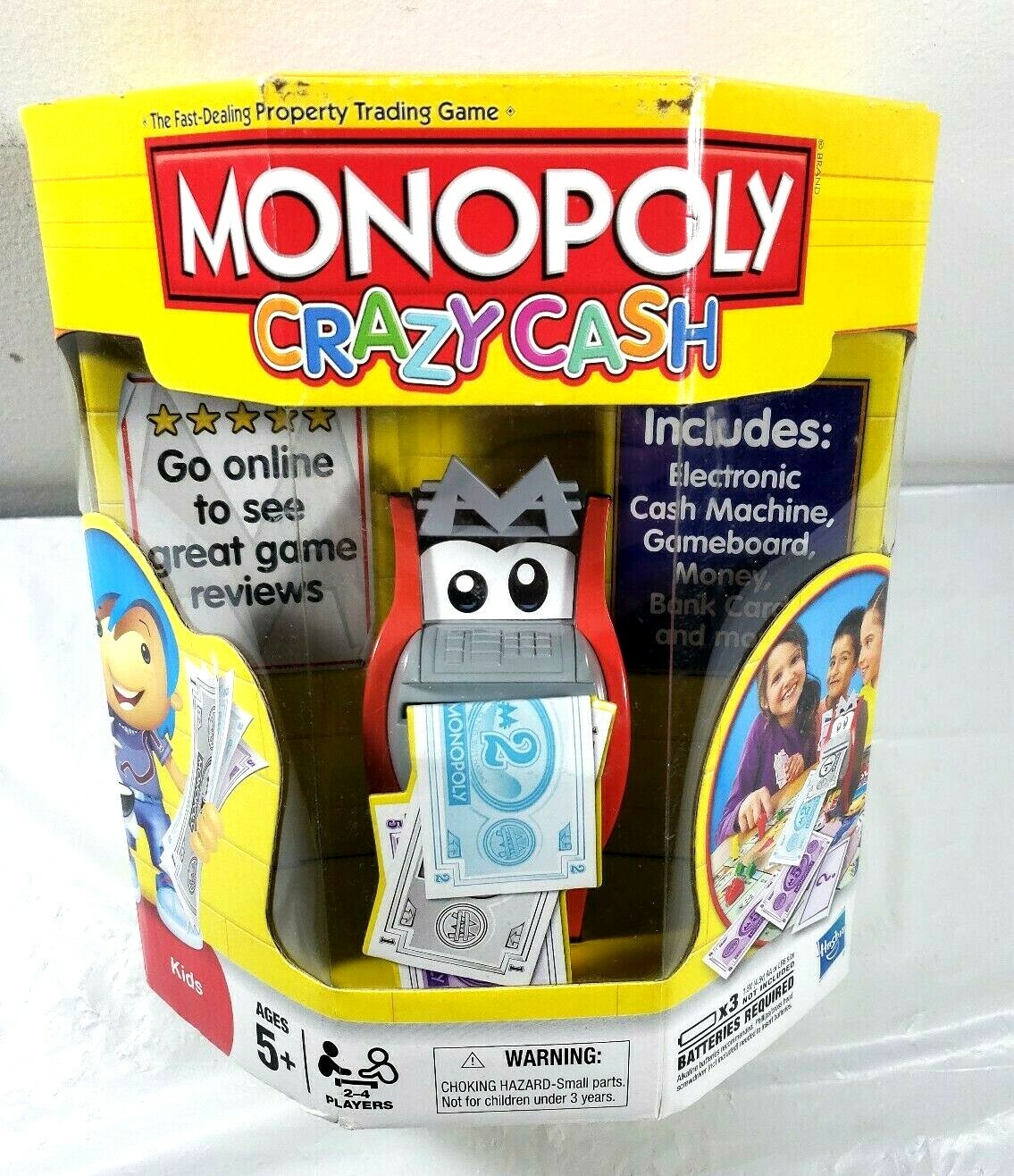 Monopoly Crazy Cash Board Game Hasbro 2011 Ages 5 for sale online | eBay